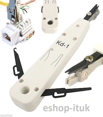 Krone Style IDC RJ45 Cat5 Cat6 Punch Push Down Tool BT Telephone ...