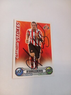 Trading Card signiert Anthony Stokes FC Sunderland NEU | eBay.de