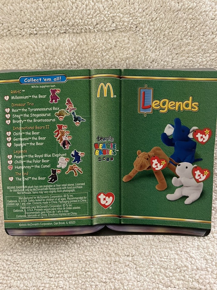 Ty Beanie Baby - HUMPHREY The Camel - LEGENDS McDonald Charity 2000 | eBay