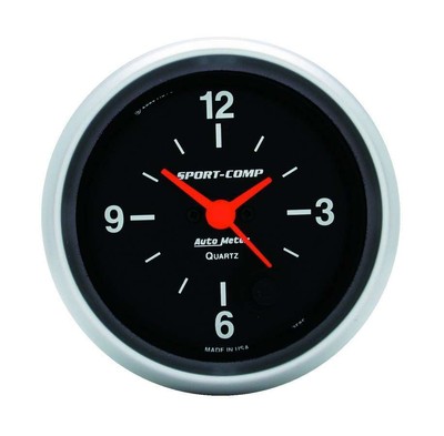 Autometer 3585 Sport-Comp Clock, 2-5/8", 12-Hour, Analog | eBay