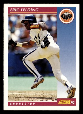 Eric Yelding 1992 Score #197 Houston Astros Baseball *201 | eBay