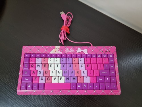 Barbie Wired Usb Pc Computer Keyboard | eBay