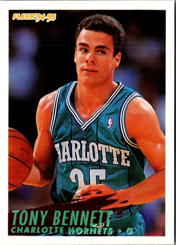 1994 Fleer Tony Bennett #254 Charlotte Hornets Basketball Card | eBay