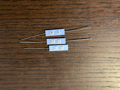 3 New Green Axial LED Wired 8V Lamps Vu Meter Light Bulbs (Qty Avail ...