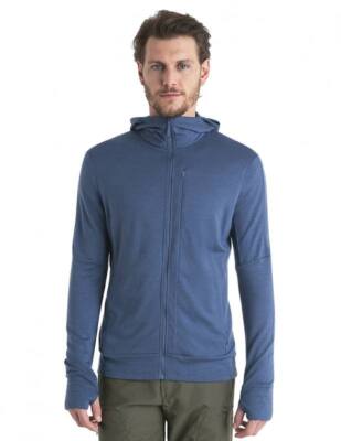 ICEBREAKER - Quantum IV Zip-Hoodie Herren - 260 g/m² Merinowolle ...