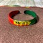 Selassie Jamaica Haiti Bangle Cuff Reggae Weed Leaf Rasta Rastafari ...