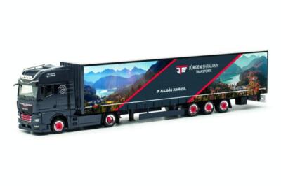 Herpa LKW MAN TG-X GX Aerop. Ga-KSZ 15m Jürgen Ehrmann Lowline 317511 ...
