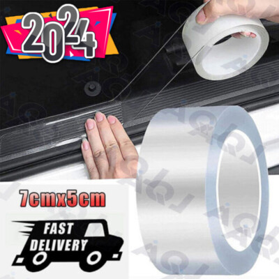 7CM*5M-Clear Fiber Car Sticker-Door-Sill Scuff-Anti Scratch-Tape ...