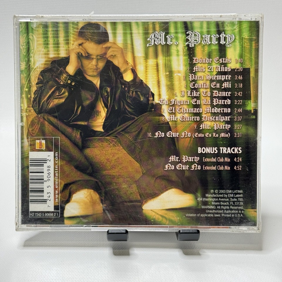 Chuy Jr y Sus Jardineros CD Mr Party w/Hype Sticker ft Los Originales ...