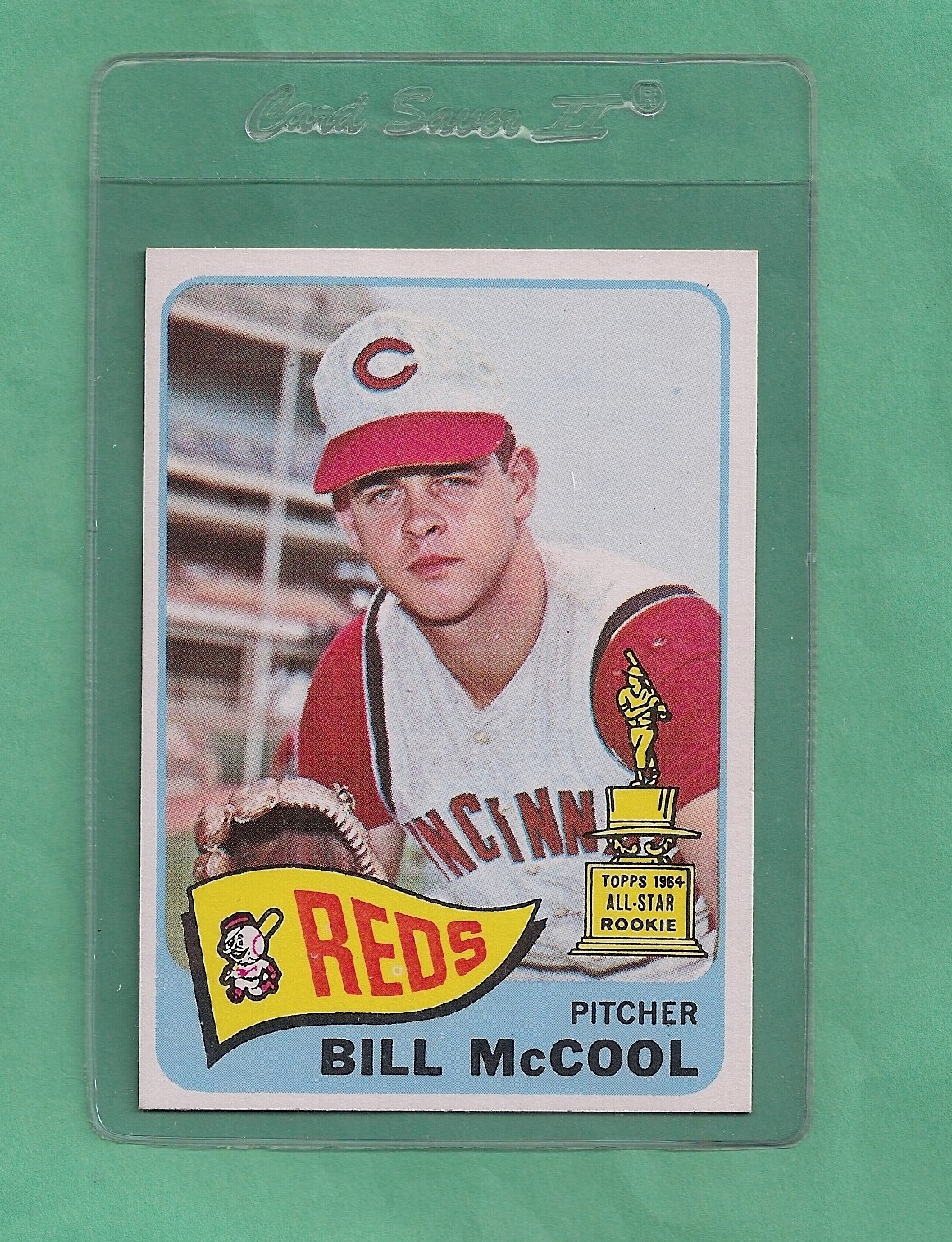 1965 Topps Cincinnati Reds Bill McCool # 18 NM-MT Tough Card !!!! | eBay