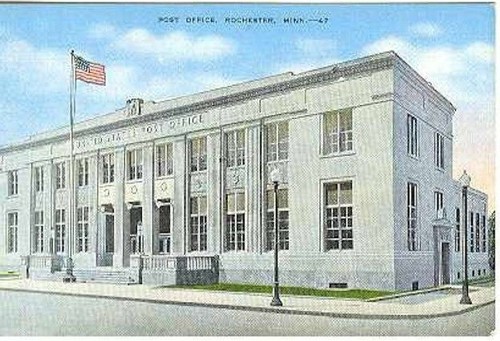 pc1553 postcard Rochester Minnesota Post Office MOBSC | eBay