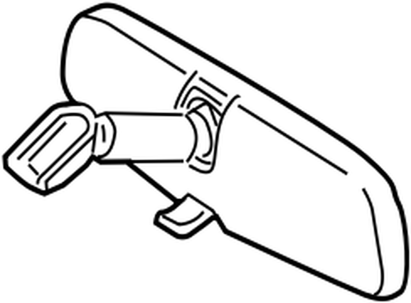 87810-06080 Toyota Mirror assy, inner rear view 8781006080, New Genuine ...