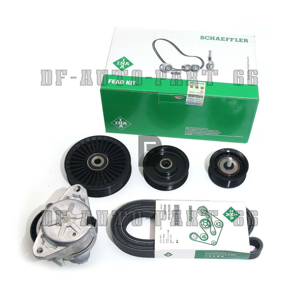 OEM INA Tensioner Belt Kit Serpentine For Mercedes GLK350 E350 E550 ...