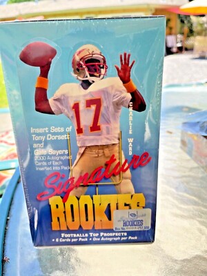 1994 SIGNATURE ROOKIES 🏈 FOOTBALL - BOX-Pos HOFer GALE SAYERS,TONY ...