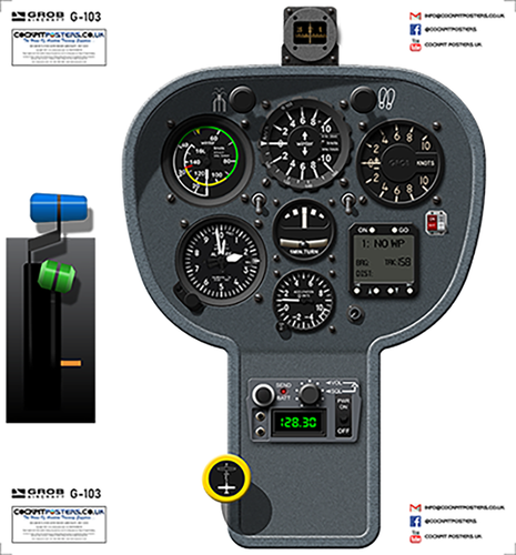 Grob G-103 Glider Cockpit Poster | eBay.de