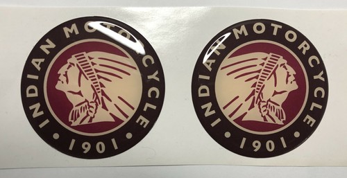 2pcs x INDIAN sticker (Ø 60mm) Domed 3D Decal logo | eBay