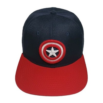 Hat: Marvel Captain America Shield & Star Logo. Snapback | eBay