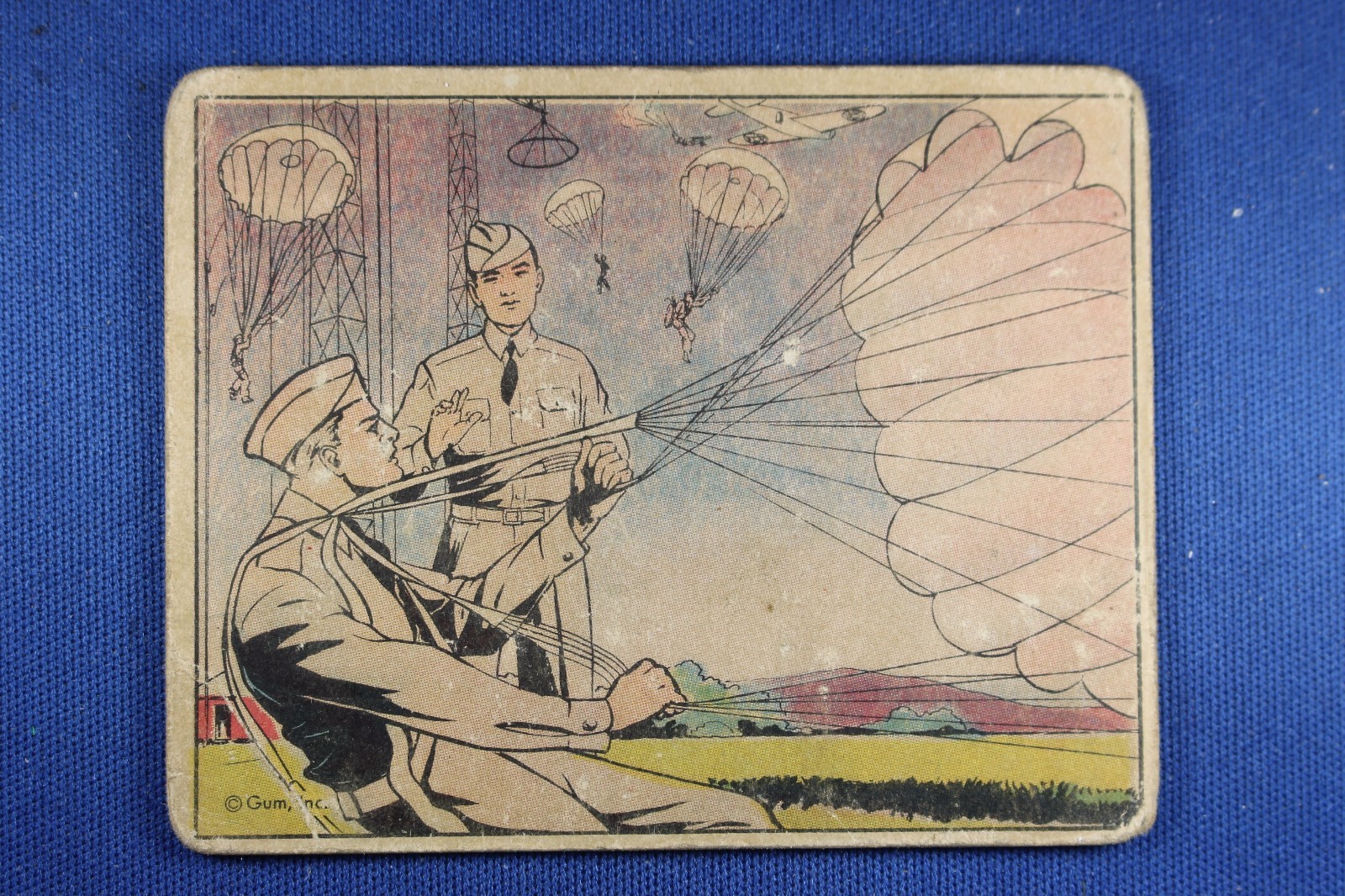 1941 Gum, Inc. - Uncle Sam - Soldier - #7 Parachute Troops - F/G ...