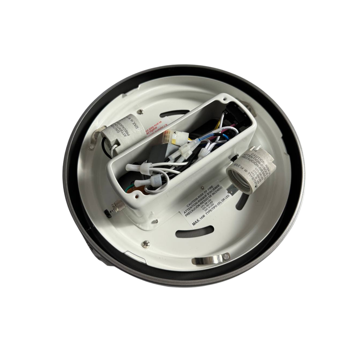 Hunter Locke 44 in Indoor Matte Silver Ceiling Fan Replacement parts ...