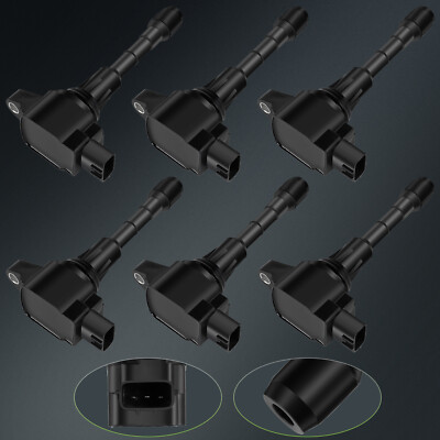 6PCS Ignition Coil For Nissan 370Z Infiniti G37 M37 Q60 Q70 QX50 QX70 3 ...