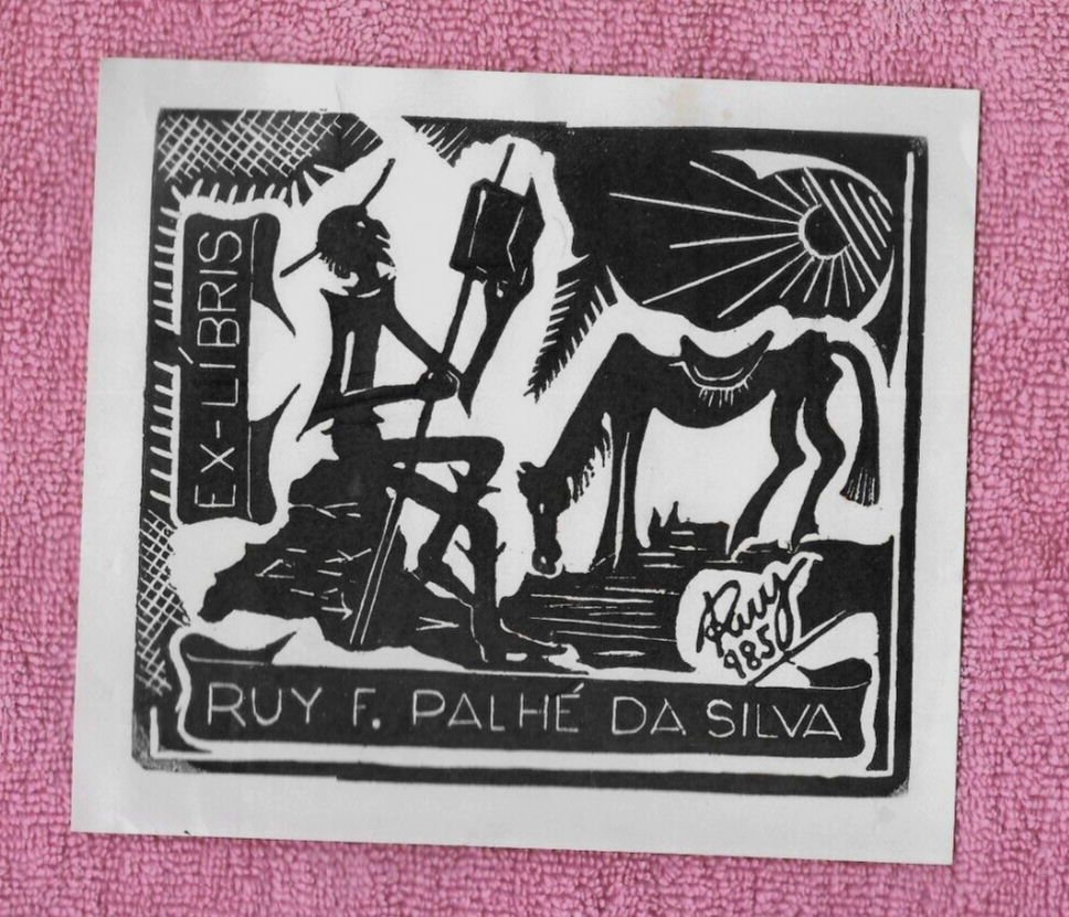 Ex-libris Bookplate Ruy Fernando Palhé da Silva - Portugal | eBay