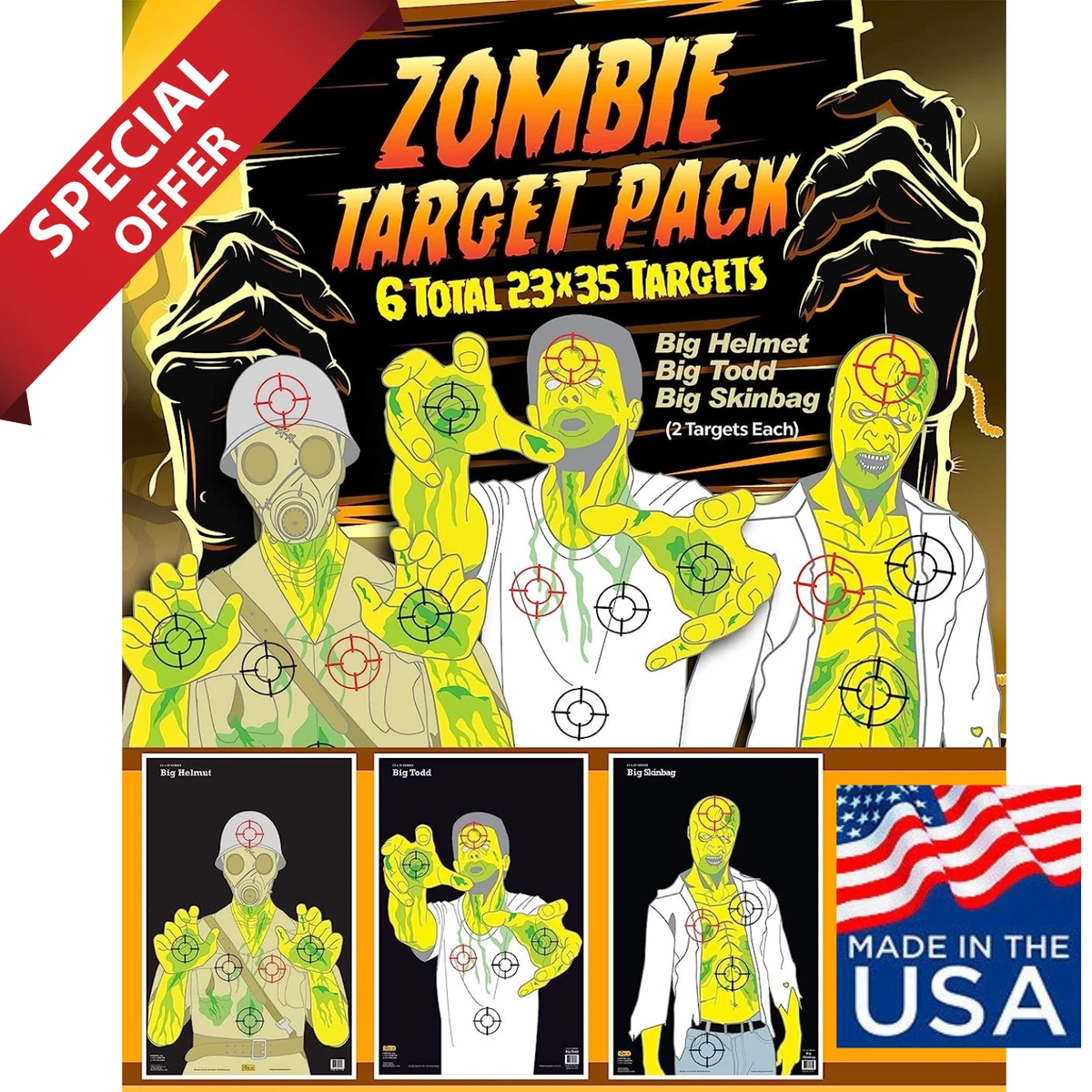 Zombie Gun Targets