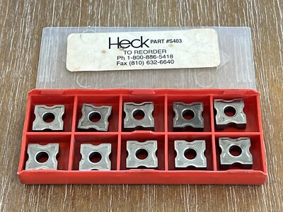 HECK Carbide Inserts - #S403 - Qty. 10 - NEW!!! | eBay