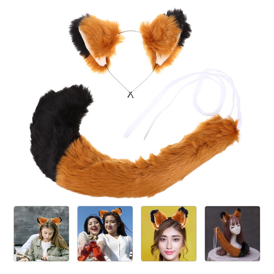 4 Sets Fox Ears Headdress Cute Headbands for Women Carnival Ladies Miss | eBay UK