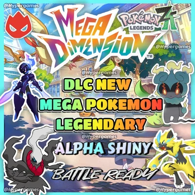 Pokemon Legends ZA 6IV Shiny Alpha Mega Dimension DLC