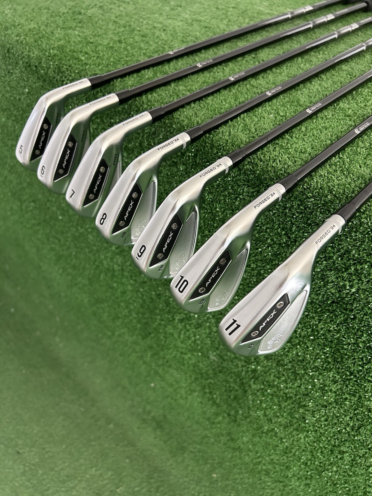 Callaway Apex Pro / CB ‘24 Forged Combo Iron Set 5-G / MMT 95 Stiff ...
