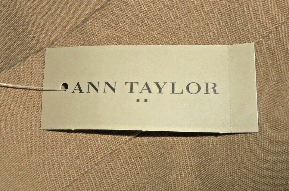 New Pants, Ann Taylor Signature, Cotton-blend Stretch Camel-beige MSRP ...