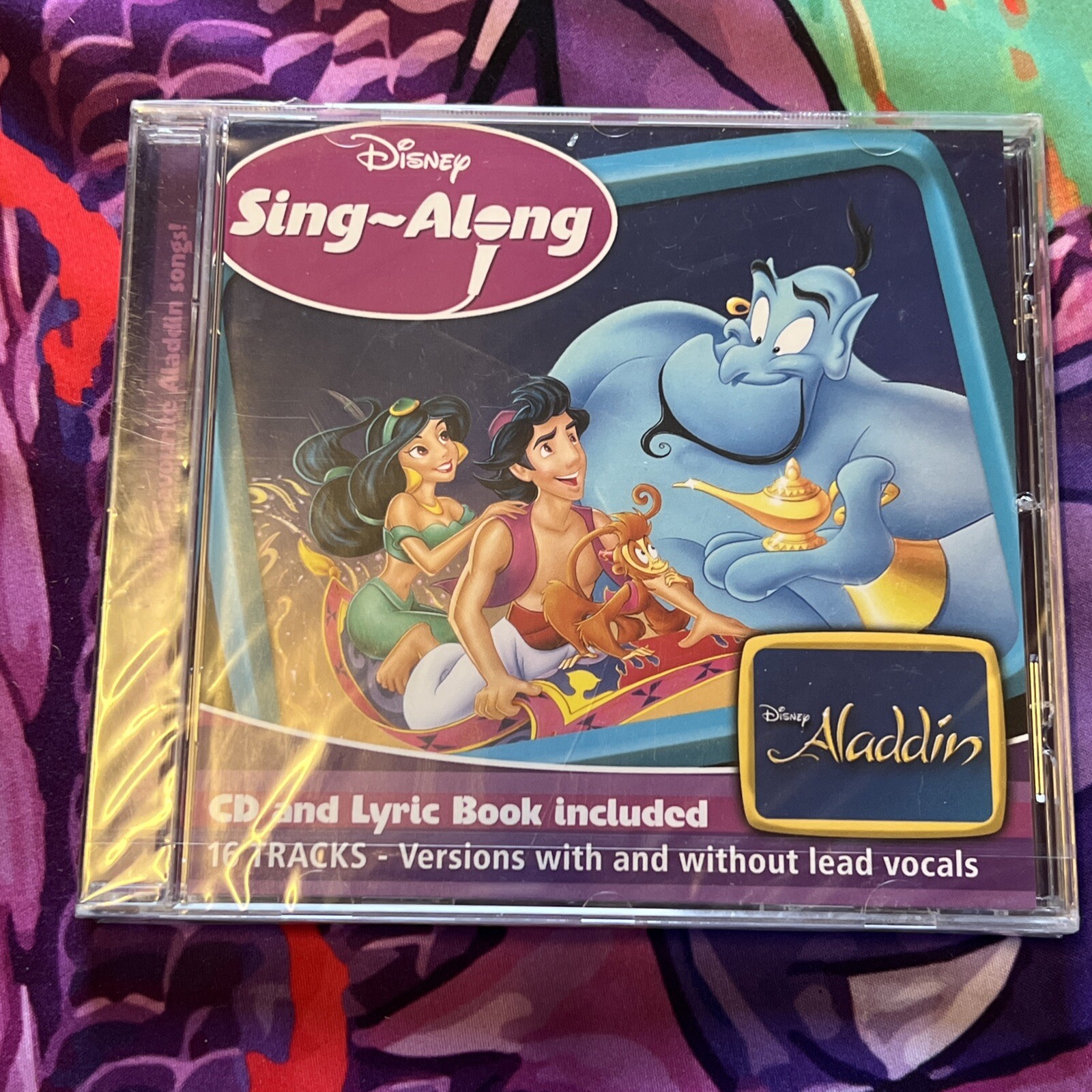 Disney Aladdin sing along cd & lyric book NEW | eBay