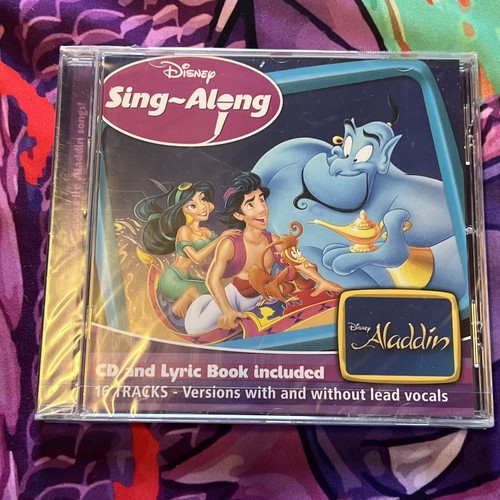 Disney Aladdin sing along cd & lyric book NEW | eBay