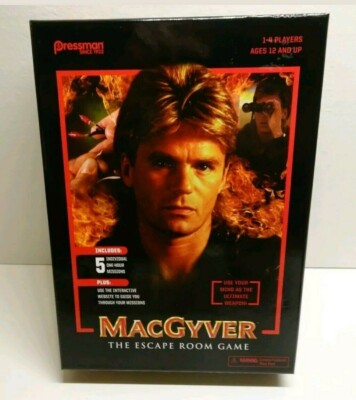 MacGyver: The Escape Room Game (Pressman) New & Sealed 1-4 Players | eBay