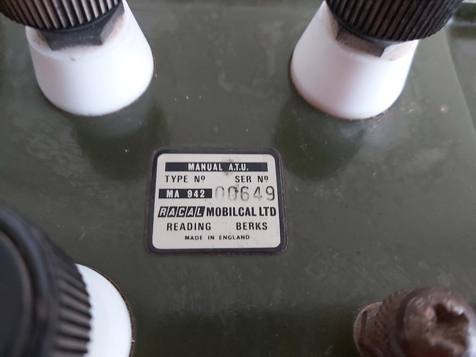 RACAL ARMY MILITARY RADIO MA942 ROLLER COASTER 100W HF ATU | eBay UK