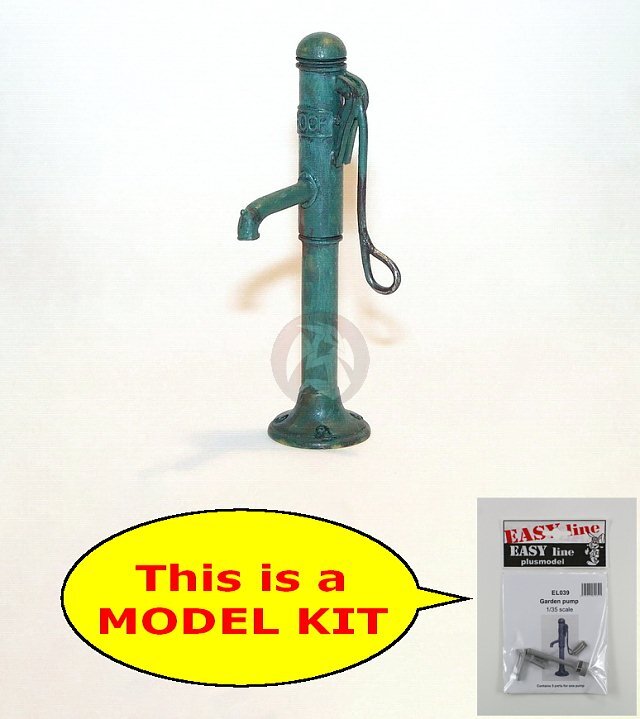 Plus Model 1/35 Manual Hand Crank Garden Water Pump WWII [DIORAMA MODEL ...