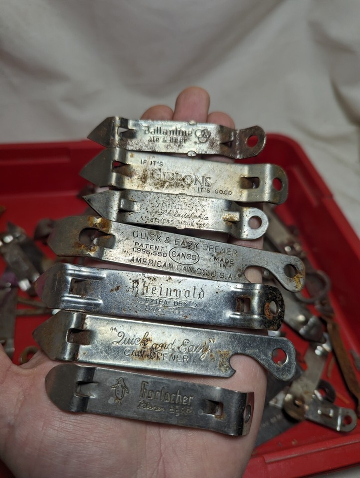 Vintage Can Beer Bottle Opener 70pc LOT Rheingold Miller Gibbons ...