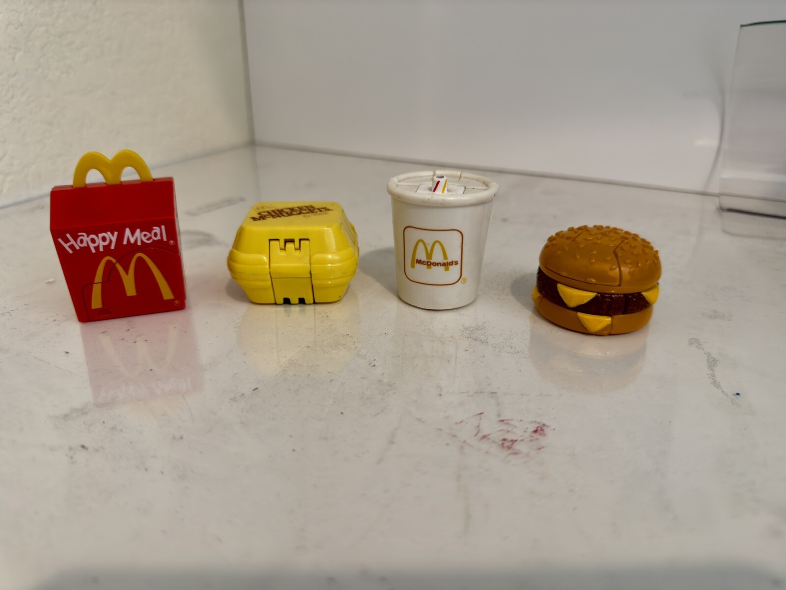 Vintage McDonald's Robot Food Transformers Happy Meal Toys Lot of 4 | eBay
