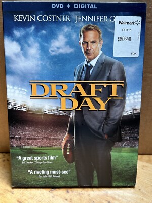 Draft Day Movie Football DVD + Digital Kevin Costner Jennifer Garner ...