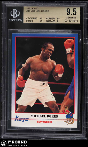 POP 1: Michael Dokes RC BGS 9.5: 1991 Kayo Boxing Rookie Card #46 | eBay