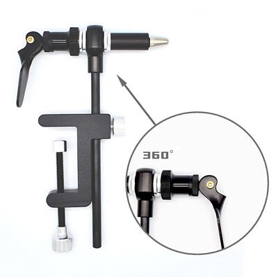 Fly Tying Vise - Rotating Lever Action - C-Clamp Base | eBay Australia