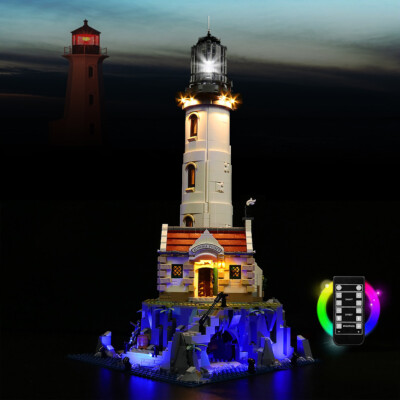LocoLee LED Light Kit for Lego 21335 Motorized Lighthouse Building ...