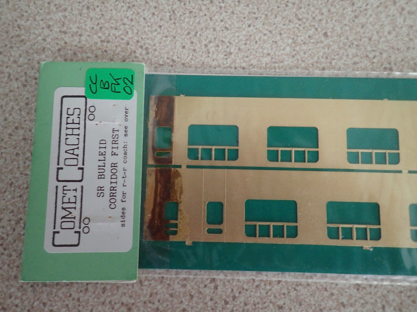 Comet Coaches SR Replacement Brass Coach Sides Unused Please Choose ...