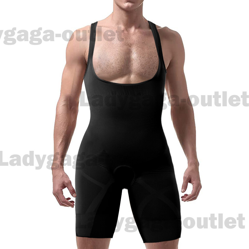 Men Shapewear Bodysuit Full Body Shaper Compression Slimming Suit ...