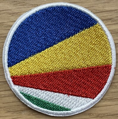 SEYCHELLES Country Flag Embroidered CIRCULAR PATCH Badge Circle | eBay UK