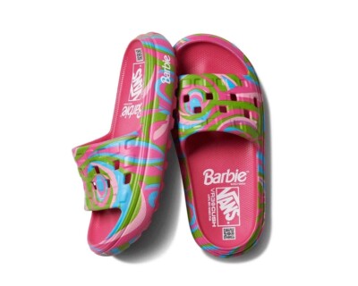 Vans Barbie Slide On Vr3cush Womens Size 8 Barbie Trippy Pink 2023 | eBay