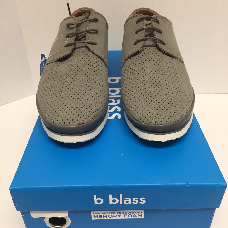 Bill Blass Men’s Lightweight Oxford Lace Up Shoe/Gray Size US: 9.5/MRSP ...
