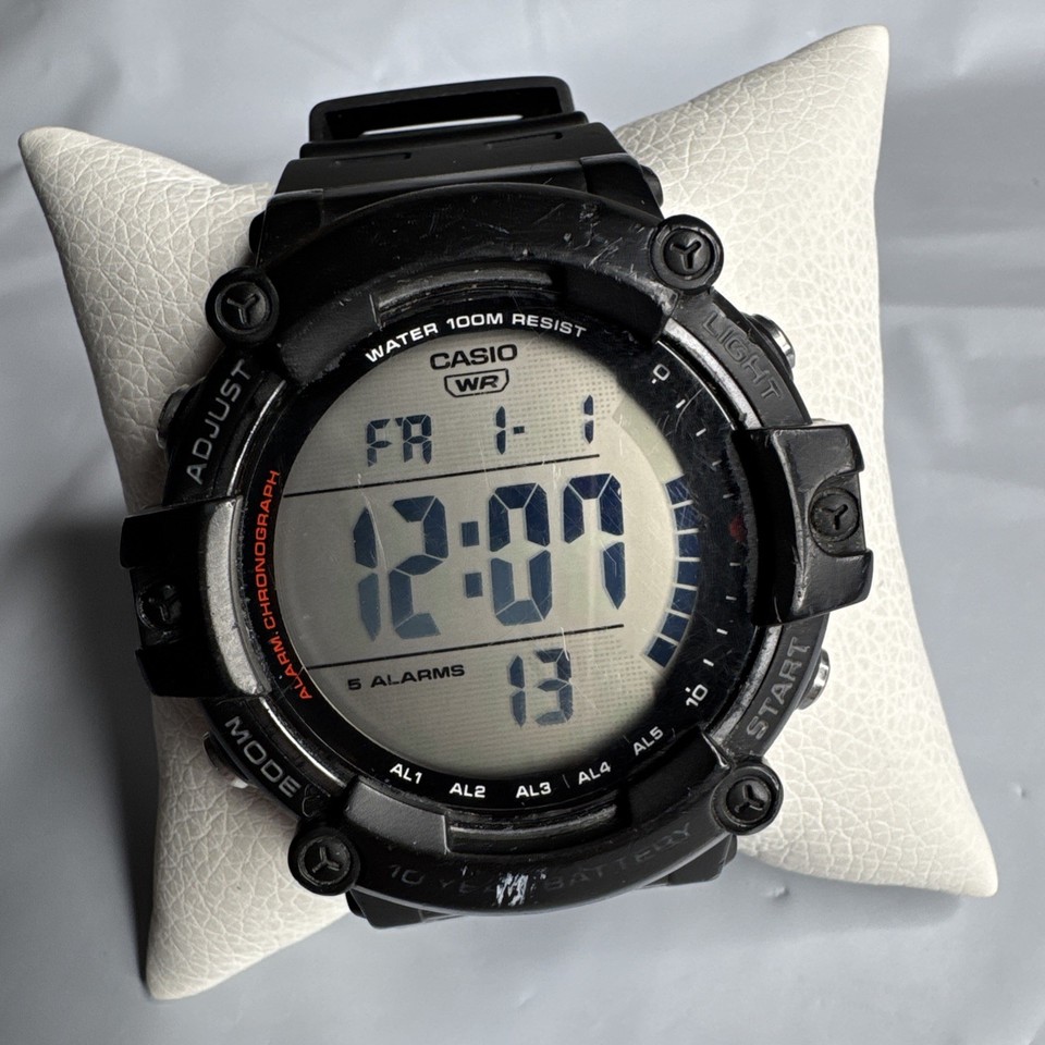 Casio Men's Watch AE1500WH Illuminator 51mm Gray Quartz Digital 3502 ...