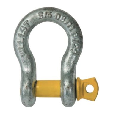 Beaver Screw Pin Anchor Bow Shackle - 51mm x 57mm x 35000kg (35T) WLL ...