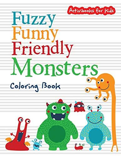 Fuzzy Funny Friendly Monsters Coloring Book 9781683217008| eBay